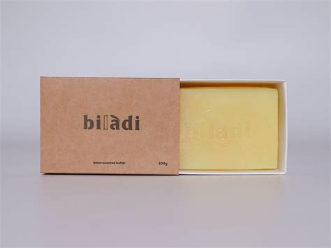 Lemon Loofah Soap 100g Lebanon Concept Store
