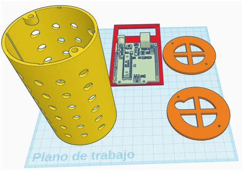 Estructura 3D Club Robótica Granada Democratizando CANSAT II El Retorno