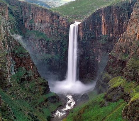 Abseil Semonkong Falls Reggies Backpacking Chronicles