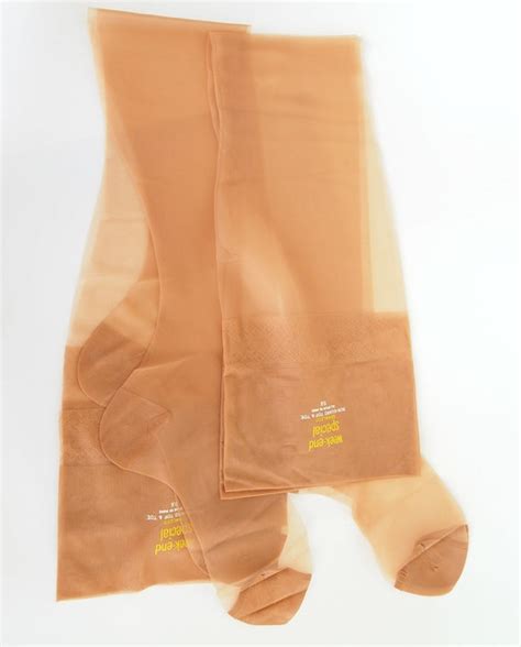 Nos 50s Thigh High Nylon Stockings 9 12 By Week End Gem
