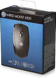 887758646229 - MOUSE USB HP X500