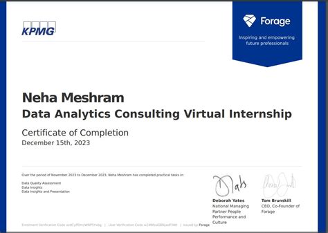 neha meshram on linkedin kpmg virtualinternship forage kpmg