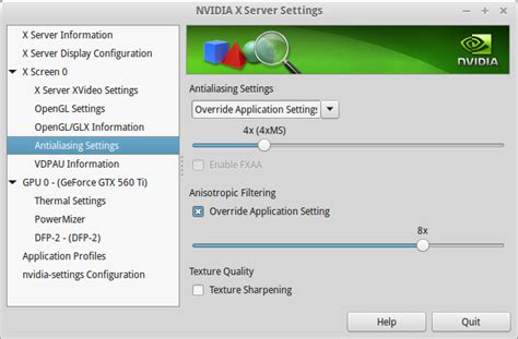Anti Aliasing Nvidia In Linux Ksp1 Technical Support Pc Modded