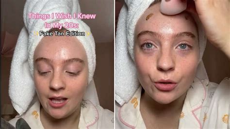 Woman Shares Fake Tan Hacks She Wishes She Knew In Her 20s C103