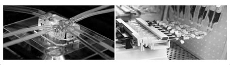 Examples Of Microfluidics Left Printed With Permission From The Wyss