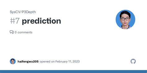 Prediction Issue 7 SysCV P3Depth GitHub