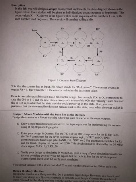 Solved Description In This Lab You Will Design A Unique
