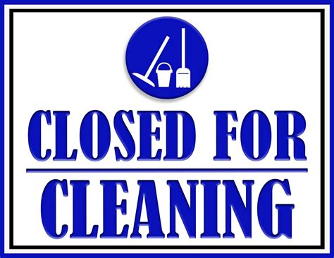 Retractable Closed For Cleaning Sign At Isabelle Rivers Blog