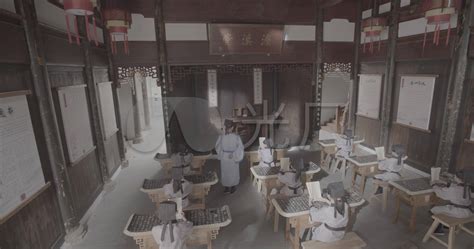 古代私塾4096x2160高清视频素材下载编号9884299实拍视频光厂vj师网