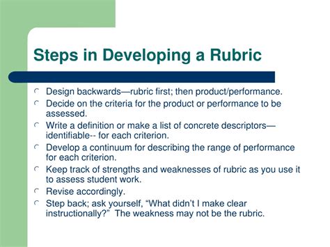 PPT Tips For Effective Rubric Design PowerPoint Presentation Free Download ID