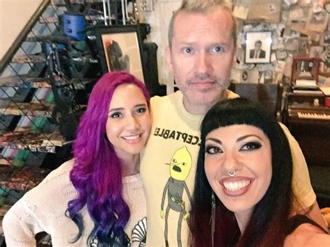 Corinne C Cliford Is With Her Sjw Looking Friend With Dyed Purple Manic Panick Hair At 60 Frames