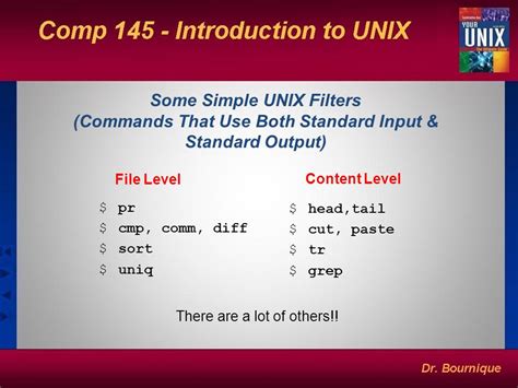 Unix Filters Ppt Video Online Download
