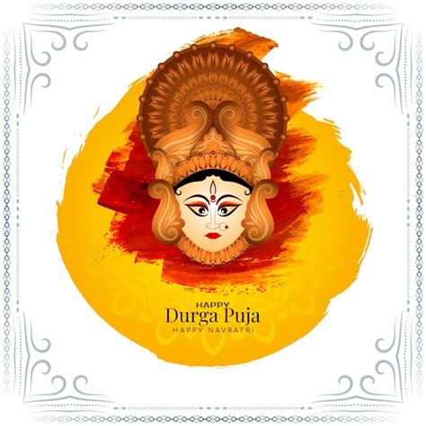 Premium Vector Religious Happy Navratri And Durga Puja Festival