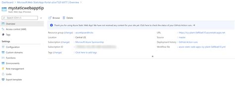 Tip 282 Getting Started With Azure Static Web Apps Azure Tips And