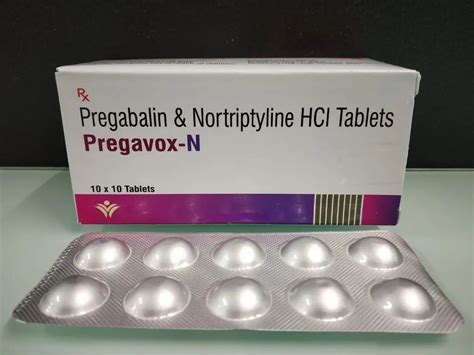 Pregabaline 75 Nortriptyline 10 Mg At Rs 175 Strip Pregabalin