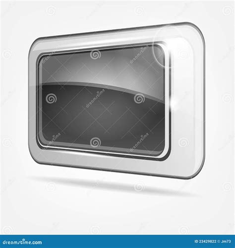 Abstract Gray Button Stock Vector Illustration Of Shine 23429822