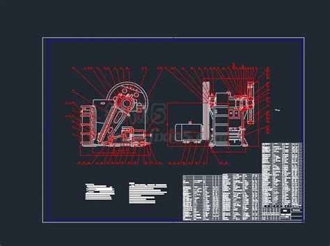 Pe 600×900复摆鄂式破碎机cad设计 机械5