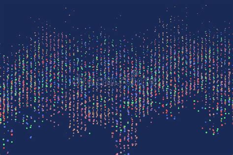 Color Abstract Mixed Pattern Generative Art Background Digital Shape