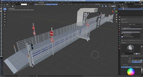 Smith Detection Cip 300 Conveyor Vehicle Inspection System 3d Model 99