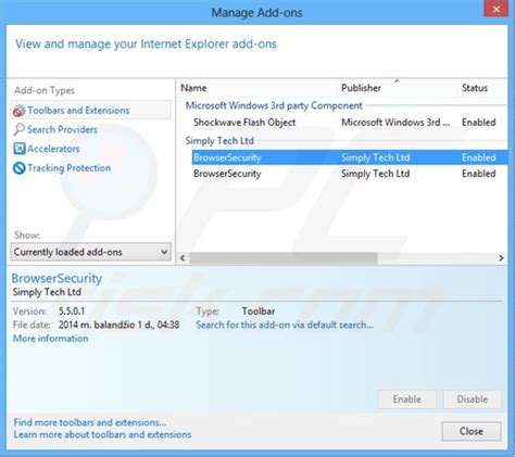 BrowserSecurity Easy Removal Steps Updated