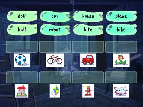 Power Up 1 Unit 5 Toys Match Up
