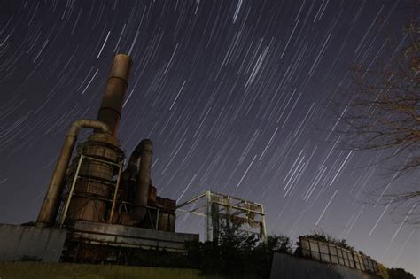 工場と星空 星空のある風景写真blog ～眠りたくない夜がある～