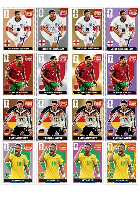 Figurinhas Legends Copa 2026 Extra Sticker Pdf Para Imprimir