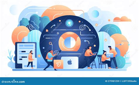 Generative Ai Data Protection Privacy Concept Stock Illustration Illustration Of Computing