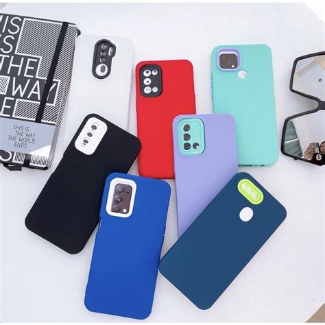 3in1 เคสเรียวมี เคสประกบสีพื้น เคส Realme 5 Realme 5s Realme 5i