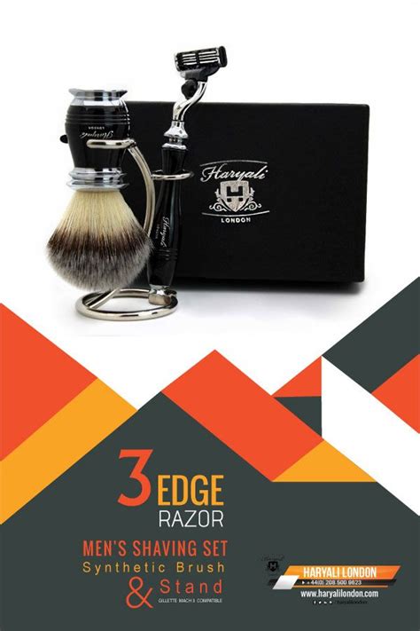 3 Edge Razor Mens Shaving Set Mens Shaving Set Shaving Set Mens