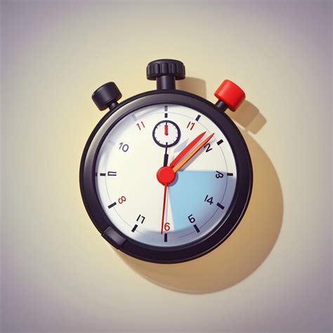 Premium Photo Stopwatch Timer Cartoon Icon Illustration