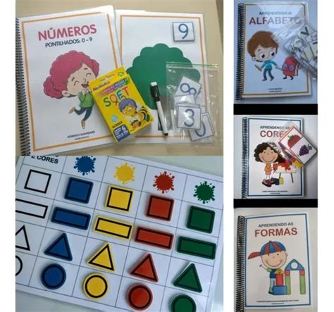 Kit Alfabetização Autismo Material Estruturado Parcelamento sem juros