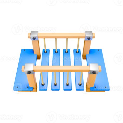 Blue Wooden Bridge For Playground 55128606 Png