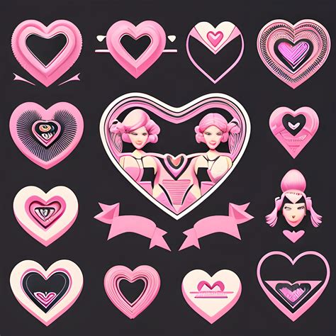 Barbies Very Detailed Clean Vector Image Isometric Vibrant