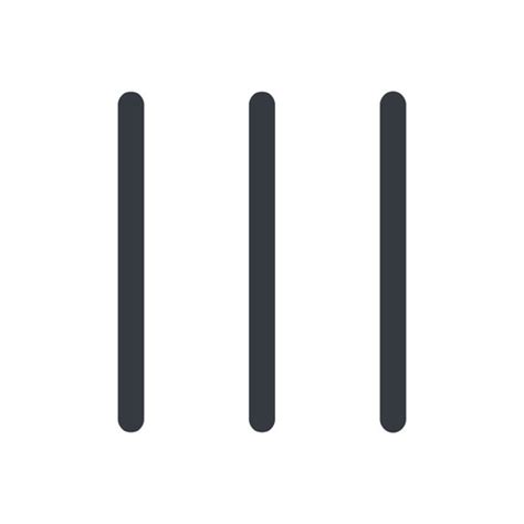 Three Bars Icon By Friconix Fi Xnlrxl Three Bars Line Right Normal