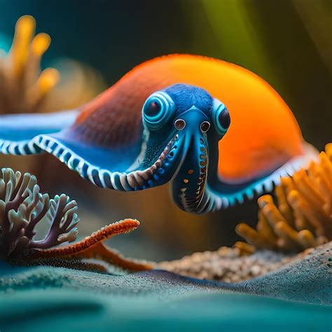 Premium Ai Image Under Water Creatures