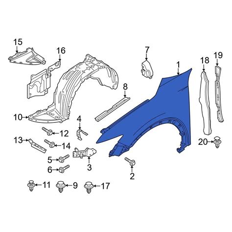 Oem Panelrfender Frt Genuine Mazda Cx 5 Kb7w52111 Ninja Genuine Craft
