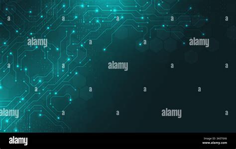 Circuit Board Digital Abstract Background Motherboard Technology Texture Design Ai