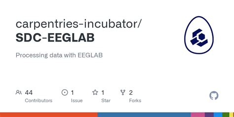 GitHub Carpentries Incubator SDC EEGLAB Processing Data With EEGLAB