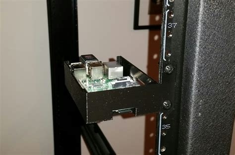 Rack Mountable Raspberry Pi B Case Free D Model On Creazilla