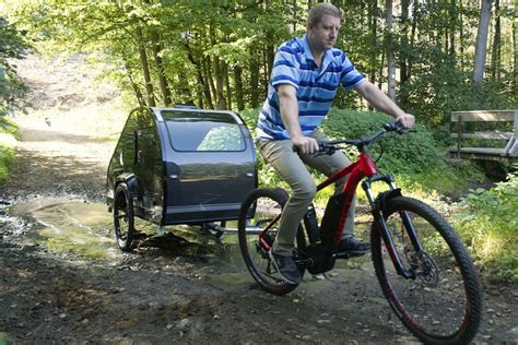 This Bicycle Towable Teardrop Trailer Is Made For Solo Camping