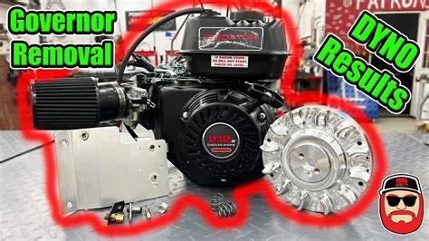 Predator 212cc Governor Removal Dyno Results ~ The Road To Horsepower