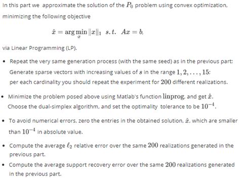 Some Optimization Implementing The Orthogonal Matching Pursuit Omp And The Basis Pursuit Bp