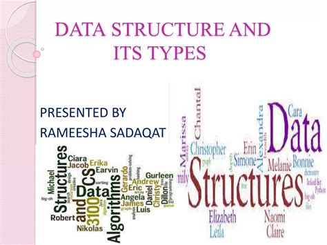Data Structure Its Types PPTX Databases Computer Software And Applications