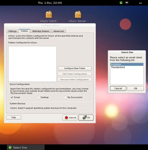 fedora 16 druva insync client configuration