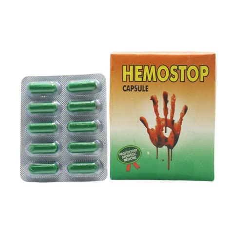 Buy Hemostop By Shree Ayurvedic 10caps At Ayurcentral