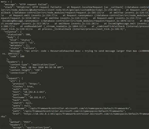 when user s job config is too large openpai job will be in `waiting