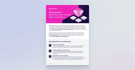 Flexconnect Build Your Own Custom Data Connectors Gooddata
