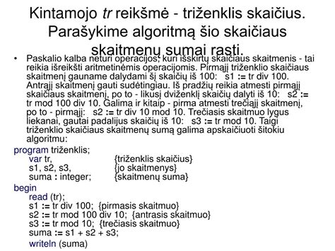 Ppt Paskalio Programavimo Kalba Powerpoint Presentation Free Download Id 6061841