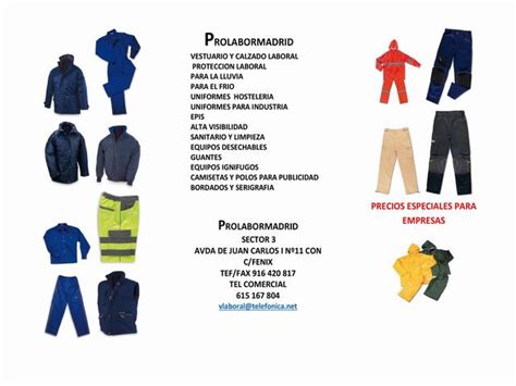 PROLABORMADRID ROPA DE TRABAJO EN GETAFE VESTUARIO LABORAL CALZADO SEGURIDAD UNIFORMES Getafe